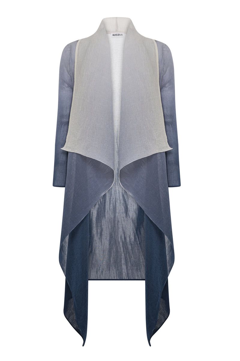 Alquema - ADC2404-MTI Collare Coat – Magazine Designer Clothing