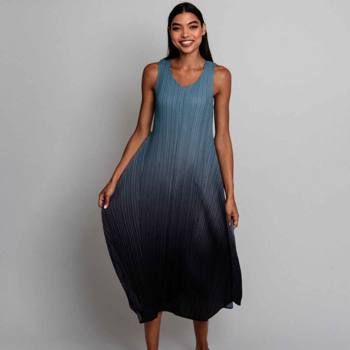 Alquema - AD1072L-BS Long Estrella Dress – Magazine Designer Clothing