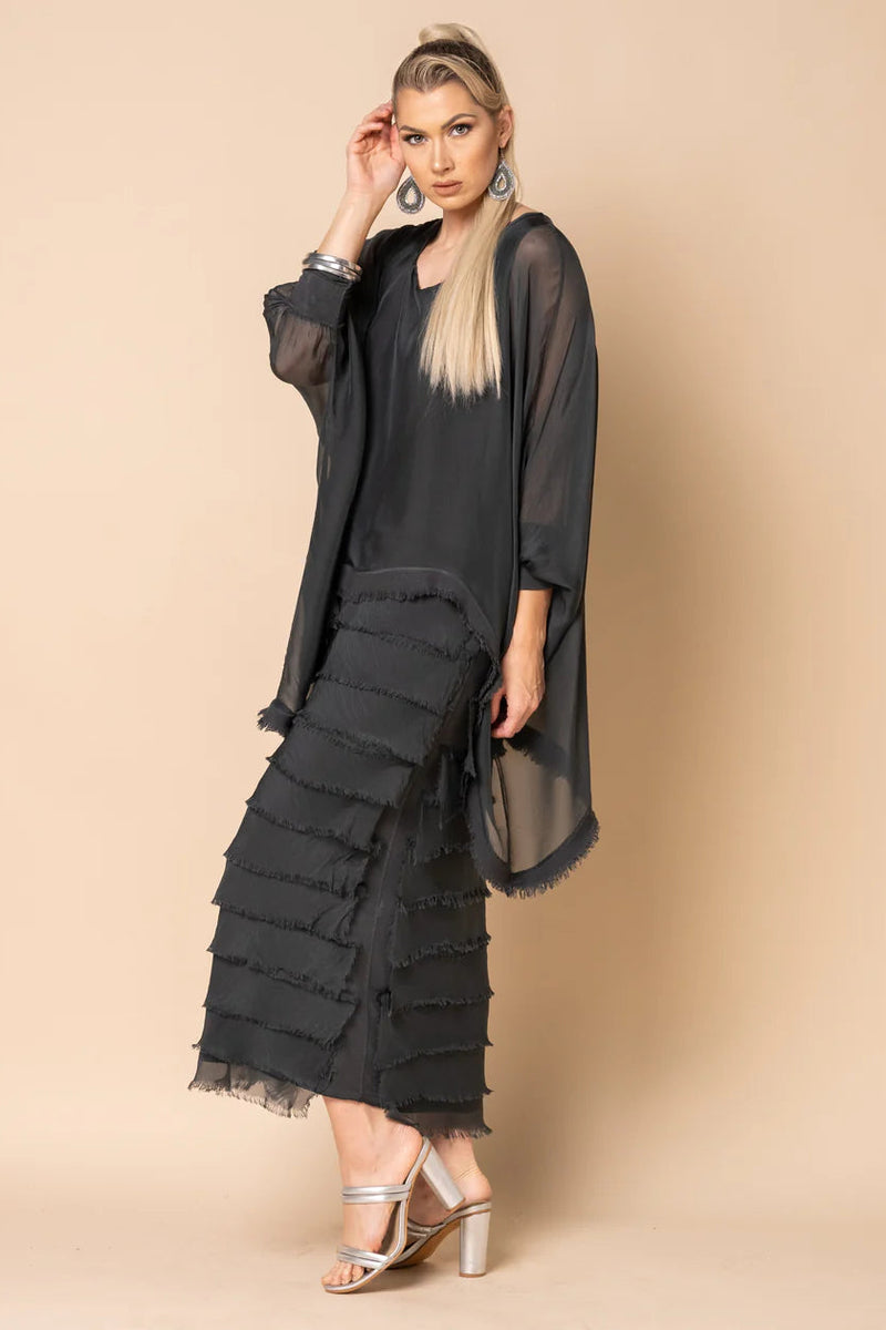 Imagine Fashion - 10IM3862-G Candie Silk Dress – Magazine Designer Clothing