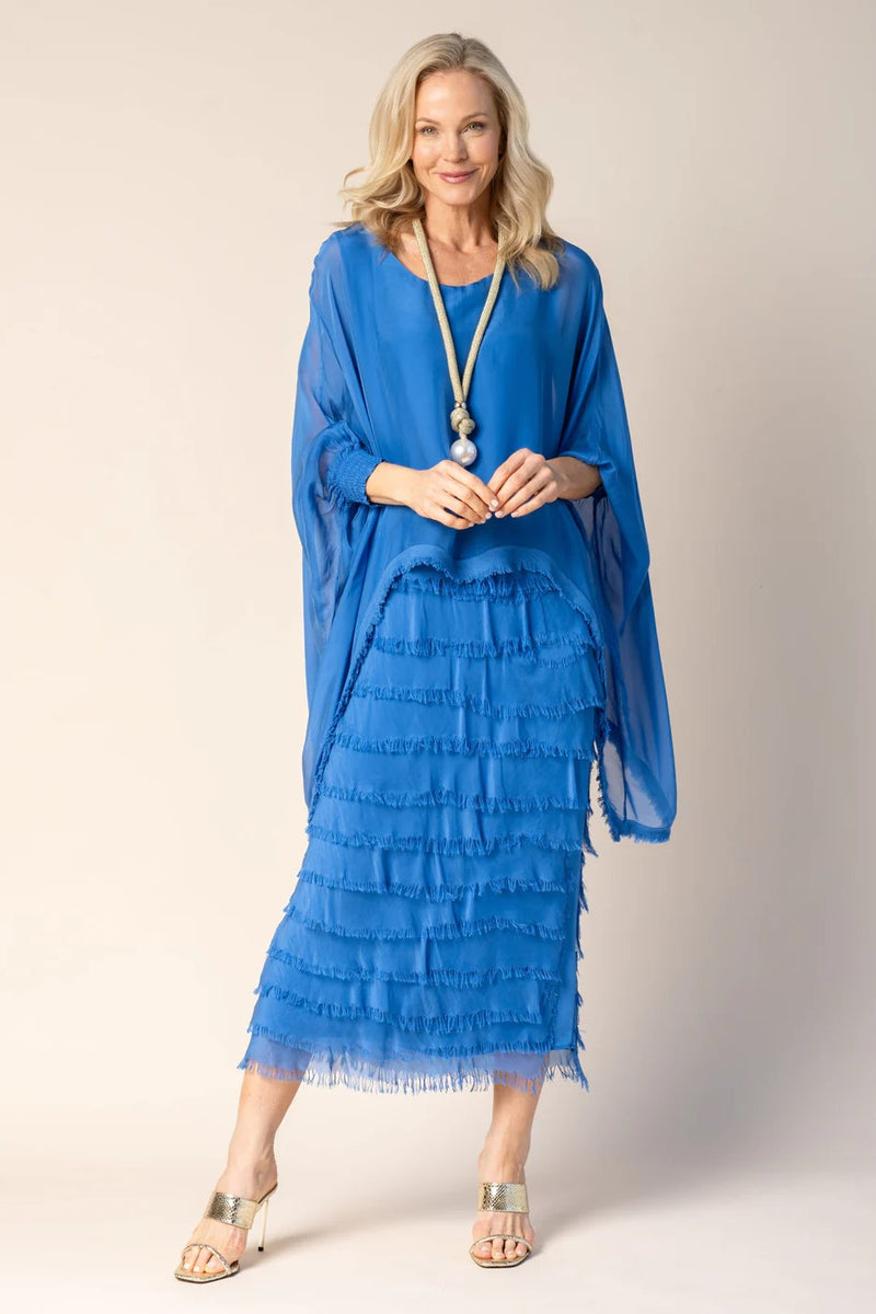 Imagine Fashion - 10IM3862CB Candie Silk Dress – Magazine Designer Clothing
