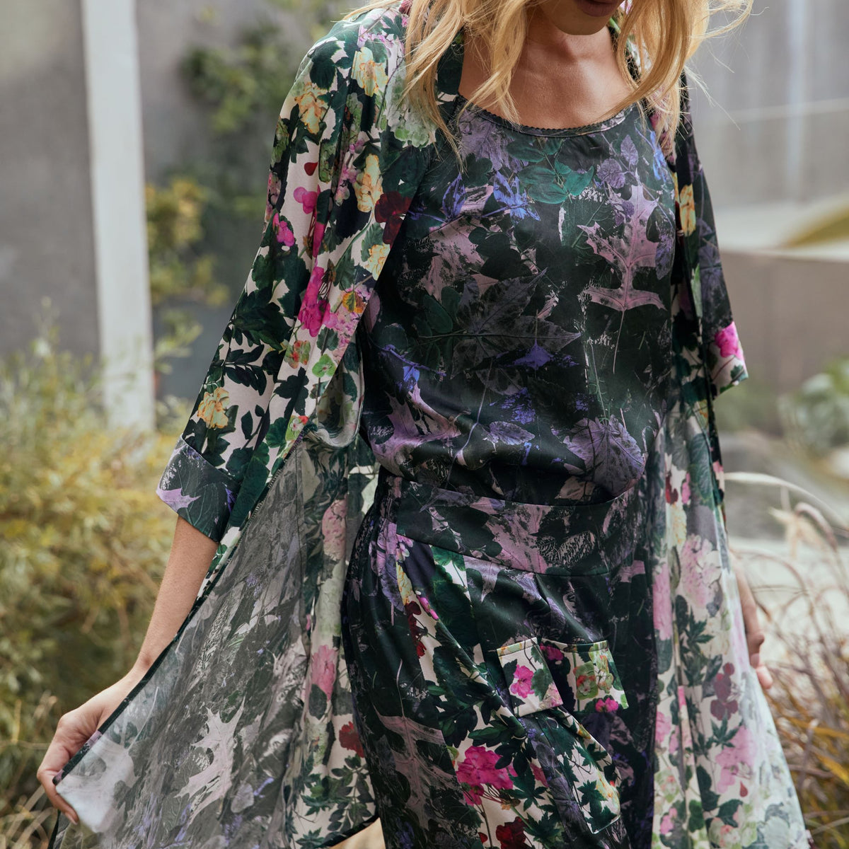 Maud Dainty - DTY01560G Ginori Kimono – Magazine Designer Clothing