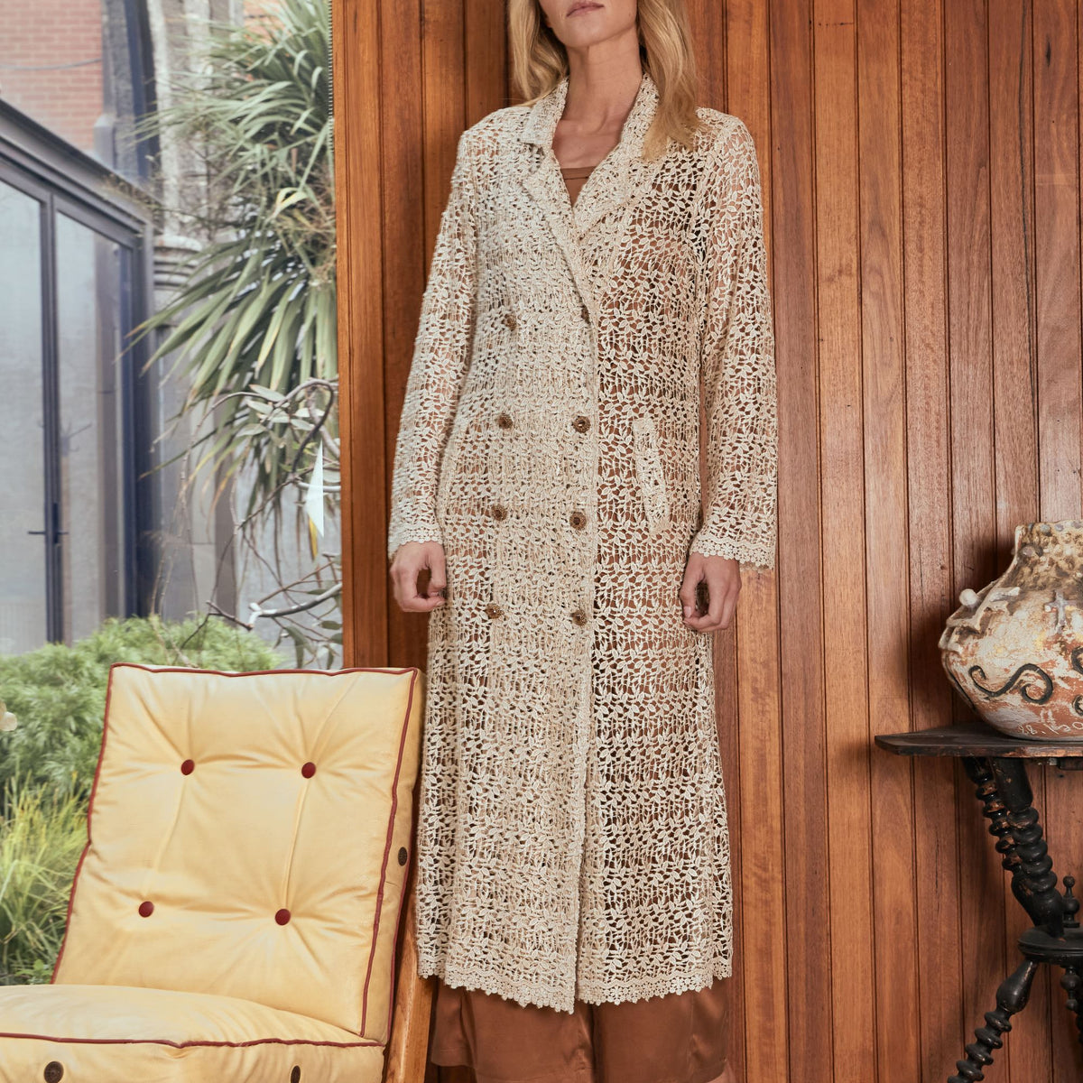 Maud Dainty - DTY03889 Succulent Coat – Magazine Designer Clothing