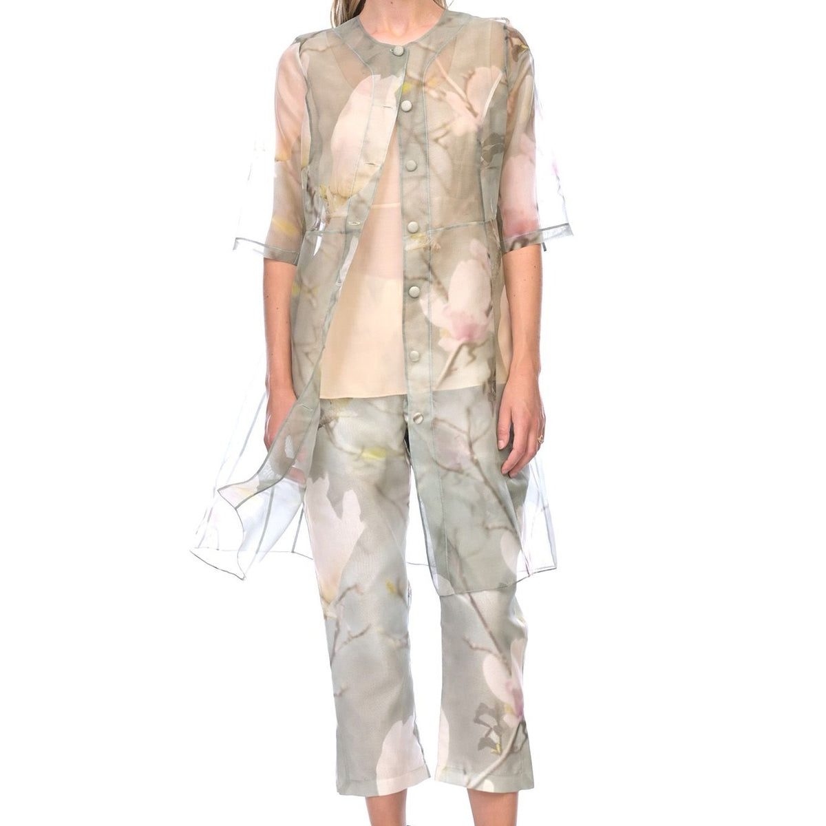 Megan Salmon - M5120 Magnolia Noble Coat – Magazine Designer Clothing