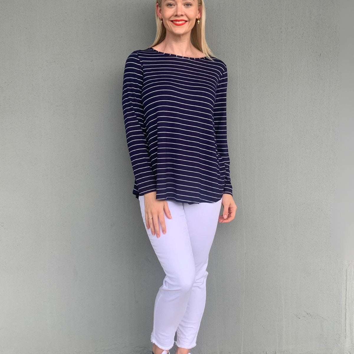 Swish - 340131 Famous Stripe Tee – Magazine Designer Clothing