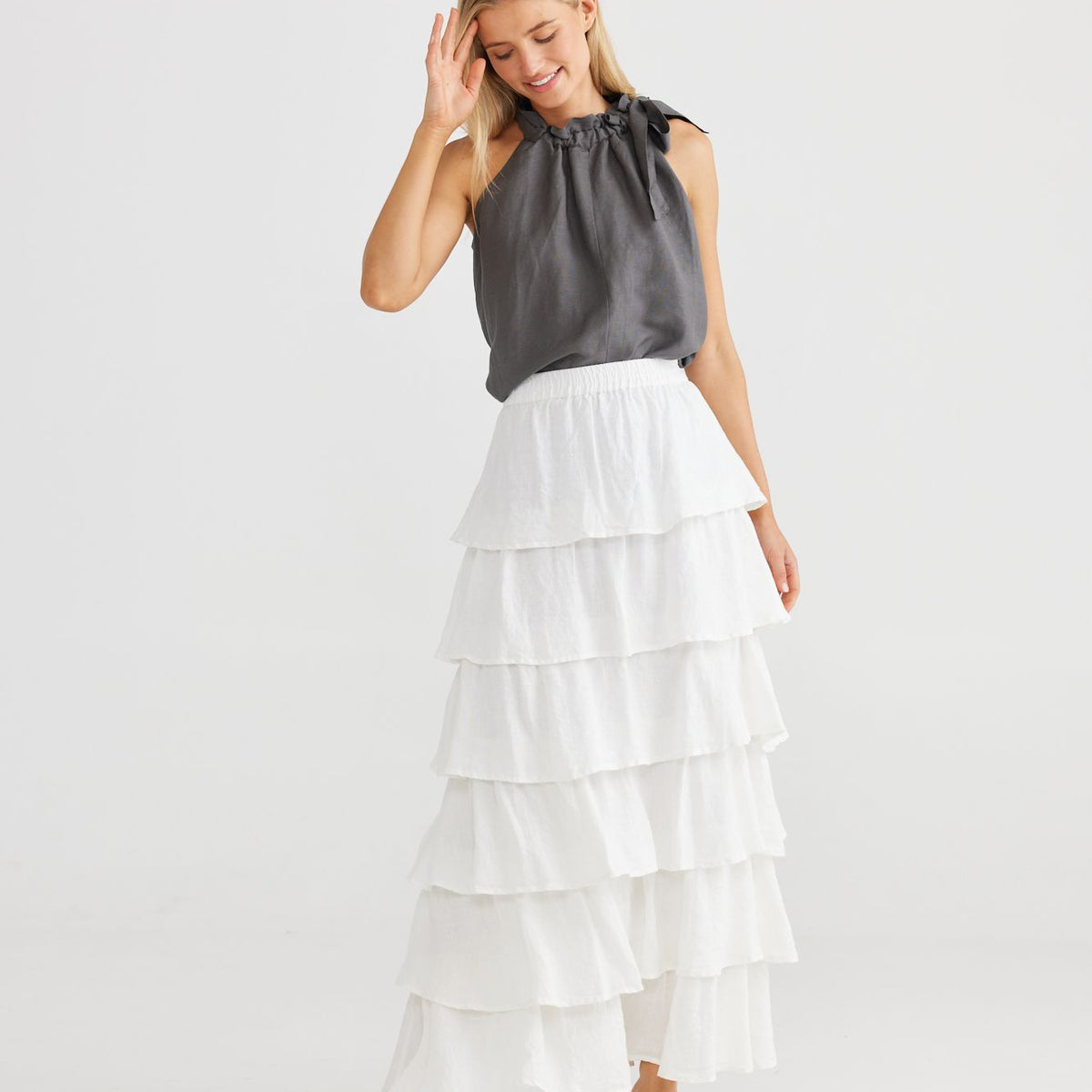 Shanty - SH23168-1 Neopolitan Skirt – Magazine Designer Clothing