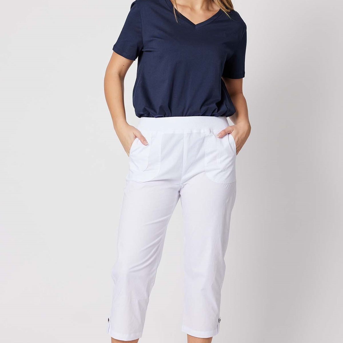 Threadz - 43104 Santorini Cotton Pant – Magazine Designer Clothing