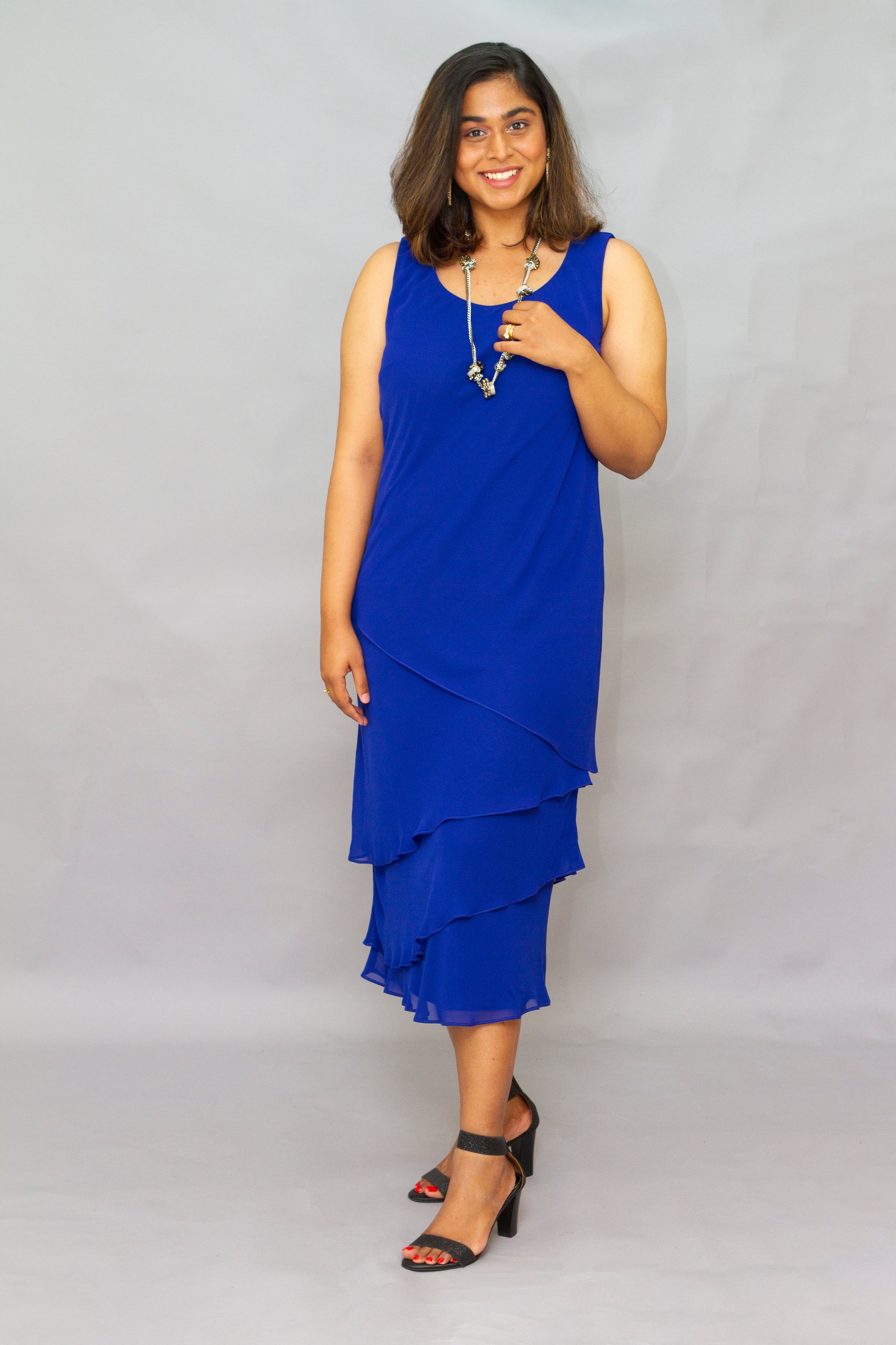 Layla Jones - LJ0359 Layer Dress w Jacket – Magazine Designer Clothing