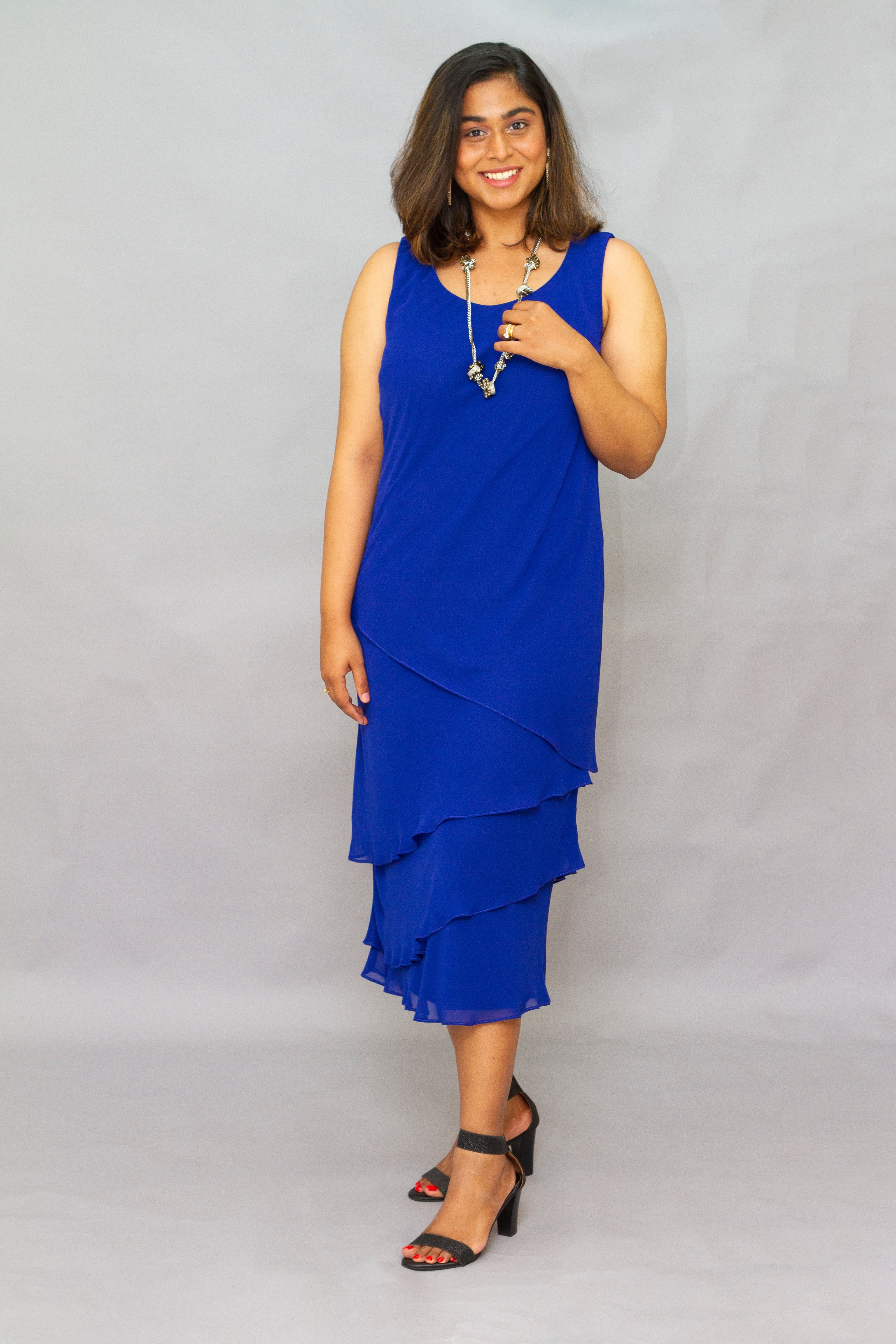 Layla Jones - LJ0359 Layer Dress w Jacket – Magazine Designer Clothing